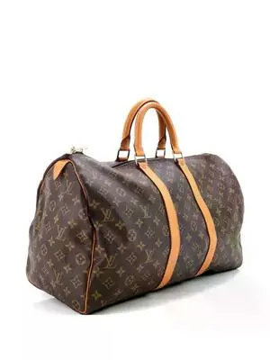 LOUIS VUITTON Keepall 45 Monogram Canvas Satchel