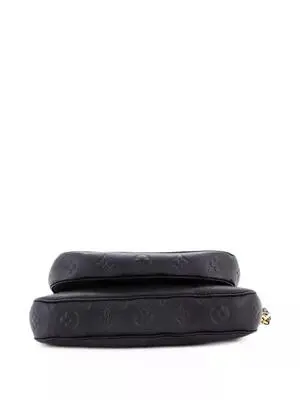 LOUIS VUITTON Multi Pochette Accessoires Monogram Empreinte Giant Crossbody Bag - Black