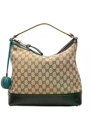 Gucci Gg Canvas Cheer Hobo Handbag