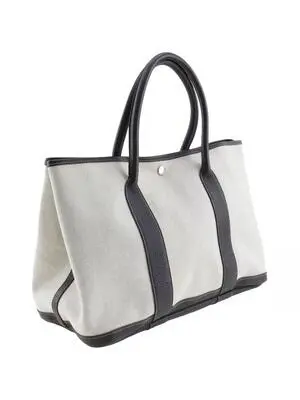 Hermès 2004 Toile And Negonda Garden Party 36 Tote Bag - Grey