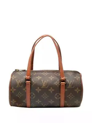 LOUIS VUITTON 1986 Monogram Papillon 22 Handbag - Brown