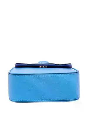 Versace La Medusa Mini Leather Satchel - Blue