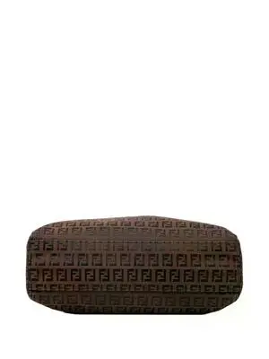 Fendi 2000-2010 Zucchino Canvas Tote Bag - Brown