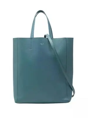 Celine 2019 Small Grained Calfskin Vertical Cabas Satchel - Blue