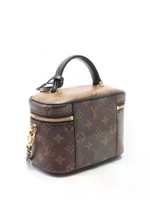 LOUIS VUITTON 2020 Monogram Reverse Vanity Pm Satchel