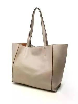 Chloé 2017 Large Leather Milo Shopping Tote Bag