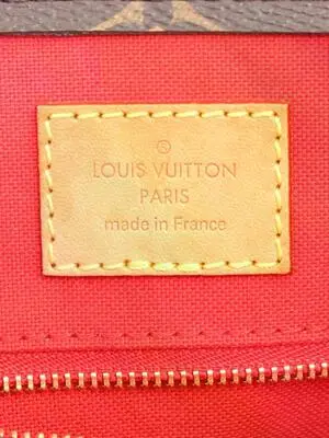 LOUIS VUITTON Monogram Sac Plat Bb Satchel - Brown
