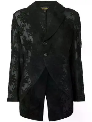 Comme Des Garçons Lace Blazer - Black