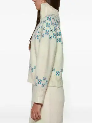 Calle Del Mar Fair Isle Knitwear - Neutrals
