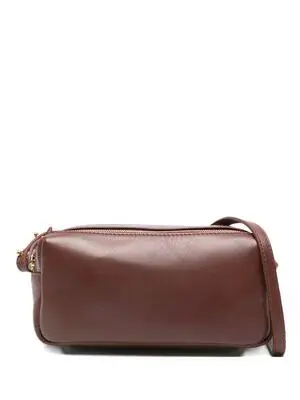 ELLEME Double-zip Leather Cross Body Bag - Brown
