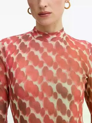 Bardot Lea Spot Ruched Dress