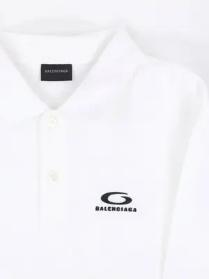 Balenciaga Polo Shirt "laurel - White