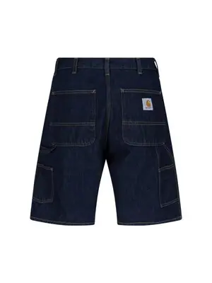 Carhartt Work In Progress Single Knee Bermuda Shorts - Blue