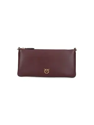 Pinko Horizontal Flat Shoulder Bag