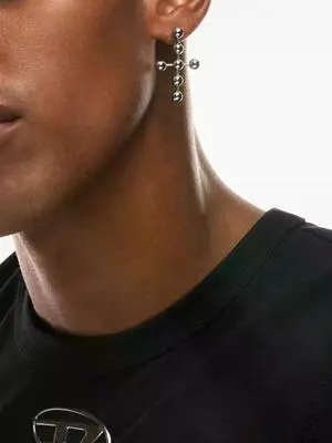 DIESEL Cross Drop Earring