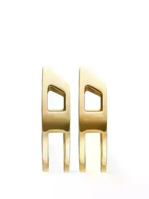 DIESEL Oval-d Hoop Earrings - Gold