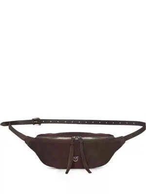 Pinko Zipped Leather Belt Bag