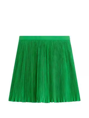 Red Valentino Pleated Mini Skirt - Green