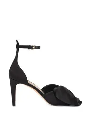 Red Valentino Bow-detail Sandals - Black