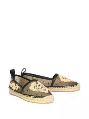 Red Valentino Floral-embroidery Espadrilles