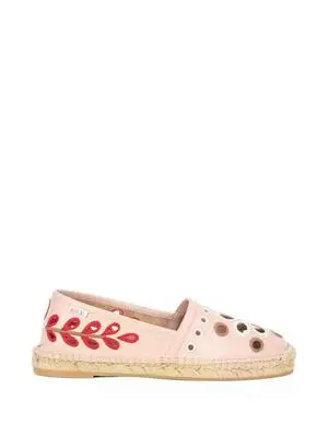 Red Valentino Cut-out Espadrilles - Pink