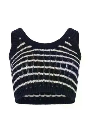 Red Valentino Striped Knit Top