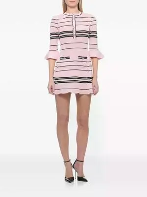 SELF-PORTRAIT Striped-pattern Dress