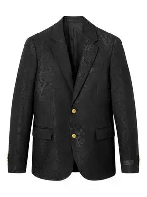 Versace Snakeskin-pattern Blazer