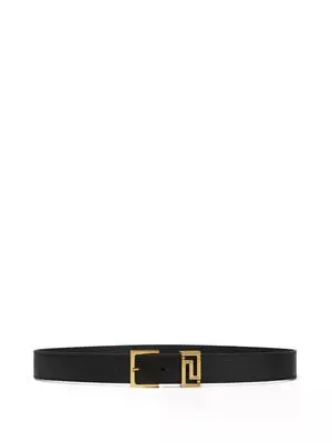 Versace Greca Buckle Belt - Black