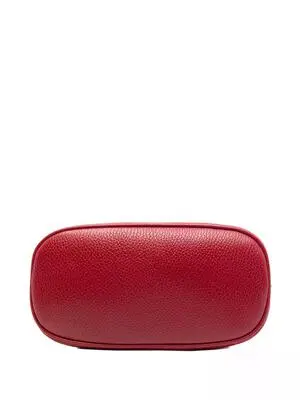 Gucci Gg Charm Dome Satchel - Red