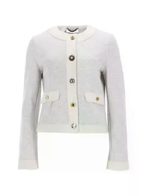 Moschino Patch-pocket Cardigan - Grey