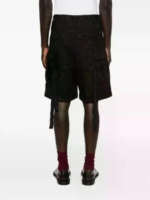 Sacai Floral-print Cargo Shorts
