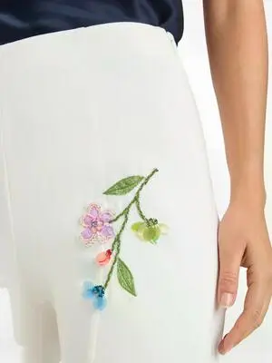 Cinq À Sept Floral Vine Kailyn Trousers