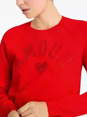 Cinq À Sept Amour Heatset Sweater - Red