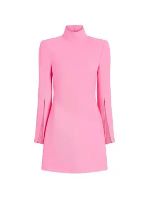Cinq À Sept Randa Split-sleeve Mini Dress - Pink