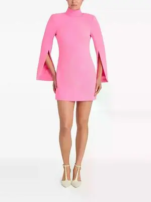 Cinq À Sept Randa Split-sleeve Mini Dress - Pink