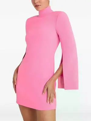 Cinq À Sept Randa Split-sleeve Mini Dress - Pink