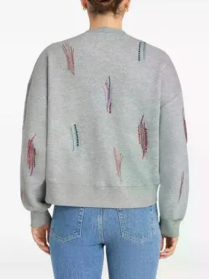 Cinq À Sept Long-sleeve Sweatshirt With Paillette Embellishment