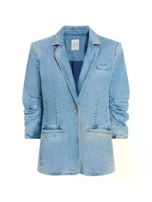 Cinq À Sept Khloe Denim Blazer - Blue