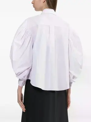 Simone Rocha Embellished Draped-sleeves Shirt