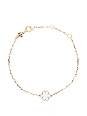 Tory Burch Forget Me Not Hex Bracelet - Gold