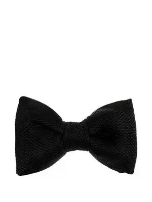 TOM FORD Textured Bow Tie - Black