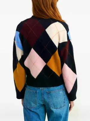 Pringle Of Scotland Argyle Buttoned Cardigan - Blue
