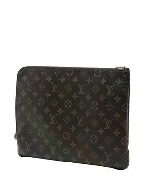 LOUIS VUITTON 2018 Monogram Etui Voyage Mm Clutch - Brown