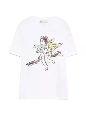 Tory Burch Cupido Graphic T-shirt - White
