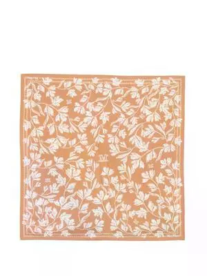 Max Mara Floral-print Scarf - Neutrals