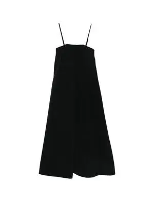 JOSEPH Banna Spaghetti-strap Midi Dress - Black