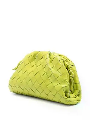 Bottega Veneta Nappa Intrecciato The Mini Pouch Crossbody Bag - Yellow