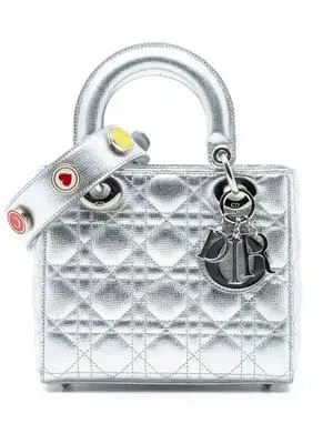 Dior 2016 Small My Abcdior Lady Satchel - Silver