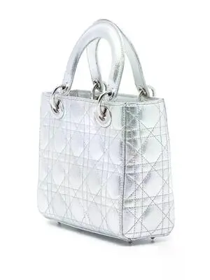 Dior 2016 Small My Abcdior Lady Satchel - Silver